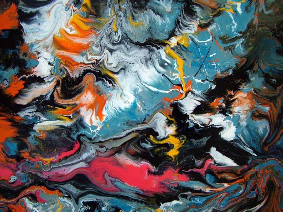 Skyfall large modern art painting | James Bond inspired