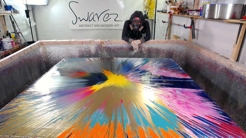 Spin art paintings are fun but stressful; here's the how and why