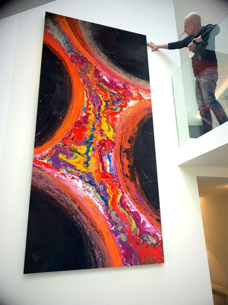 Large abstract art and big paintings available for every kind of wall